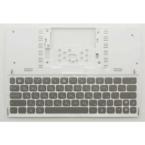 Клавиатура для Asus V125862AK1 серая с белым топкейсом