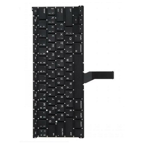 Клавиатура (keyboard) ZeepDeep для MacBook Air 13 A1369 A1466, для Mid 2011 - Early 2017, прямой Enter RUS, A1369