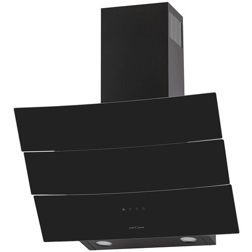 Наклонная вытяжка Krona Inga sensor 600, цвет корпуса black, цвет окантовки/панели черный