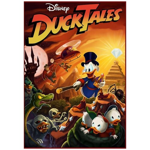 Плакат, постер на бумаге Duck Tales/Утиные истории/. Размер 30 х 42 см