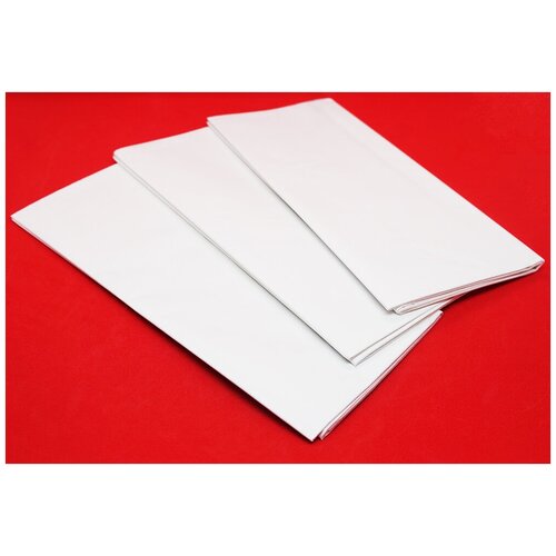 Бумага упаковочная тишью 30 листов 51x66см. цвет белый