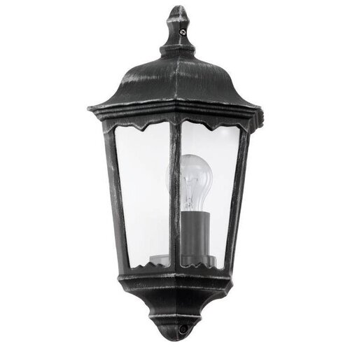 EGLO Накладной светильник Navedo 93459, E27, 60 Вт, цвет арматуры: черный, цвет плафона бесцветный