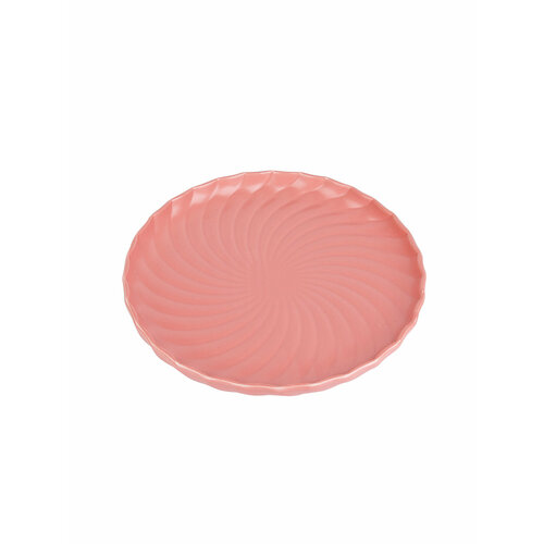 Тарелка десертная Nouvelle "Fresh Taste Dark pink", фарфоровая, 16 см