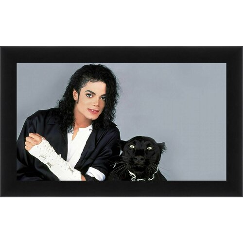 Плакат, постер на холсте Майкл Джексон. Michael Jackson. Размер 21 х 30 см