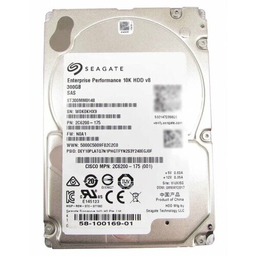 Жесткий диск Seagate 2C6200 300Gb 10000 SAS 2,5" HDD