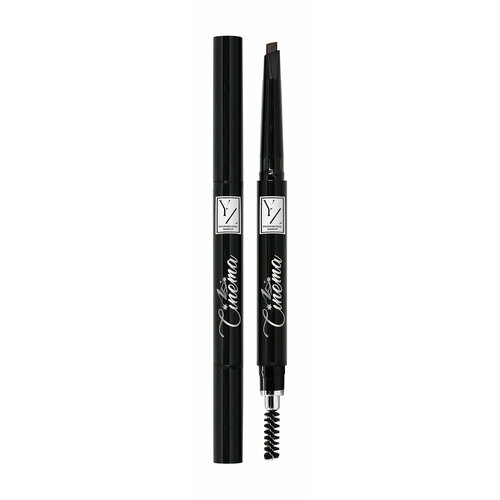 YLLOZURE Карандаш для бровей автоматический HighI Definition automatic eyebrow liner Cinema, 31 сhocolate