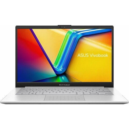 Ноутбук ASUS Vivobook Go 14 E1404FA-EB302 90NB0ZS1-M00CZ0, 14", IPS, AMD Ryzen 5 7520U 2.8ГГц, 4-ядерный, 16ГБ LPDDR5, 512ГБ SSD, AMD Radeon, без операционной системы, серебристый