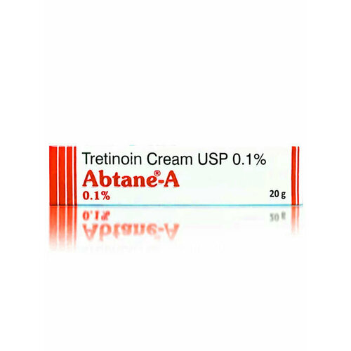 Третиноин крем 0.1% Абтейн-A (Tretinoin cream USP 0.1% Abtane-A) От акне и Пигментации 20 г