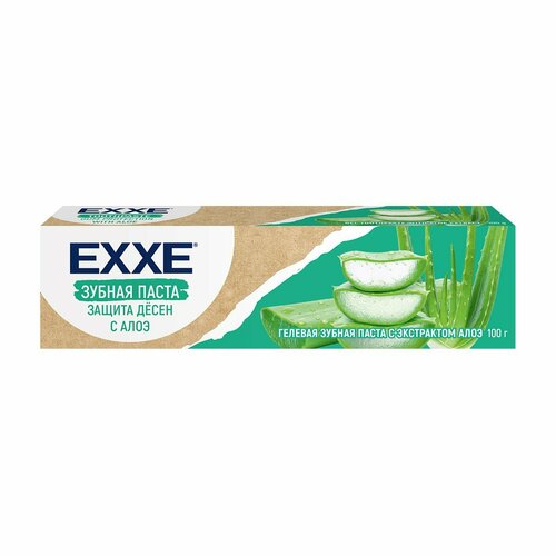 Зубная паста EXXE Защита десен с алоэ, 100 г