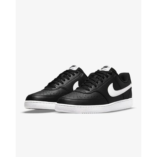 Кеды NIKE Court Vision Low, размер 8.5, черный, белый