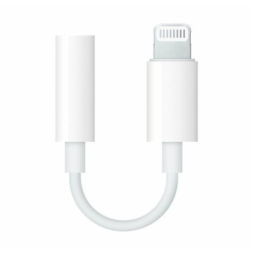 Адаптер Foxconn без Bluetooth Lightning 8 pin / выход 3.5 мм AUX (Jack 3.5) Переходник для Наушников для Apple iPhone / iPad Качество