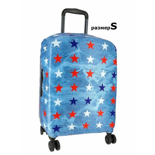 Чехол для чемодана Vip collection 0003_S, размер S, синий