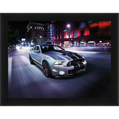 Плакат, постер на бумаге Форд Мустанг (Ford Mustang). Размер 30 х 42 см