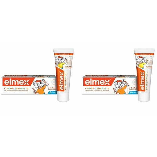 Зубная паста Colgate Elmex Children's для детей 2-6 лет, 50 мл, 2 шт.