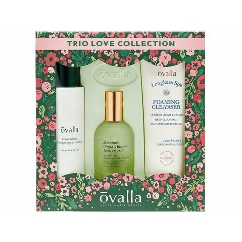 OVALLA Подарочный набор Trio Love Green Collection