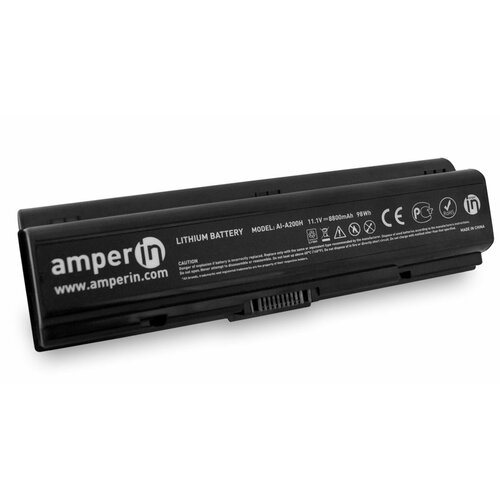 Аккумулятор усиленный Amperin для Toshiba Satellite A200 11.1V (8800mAh)