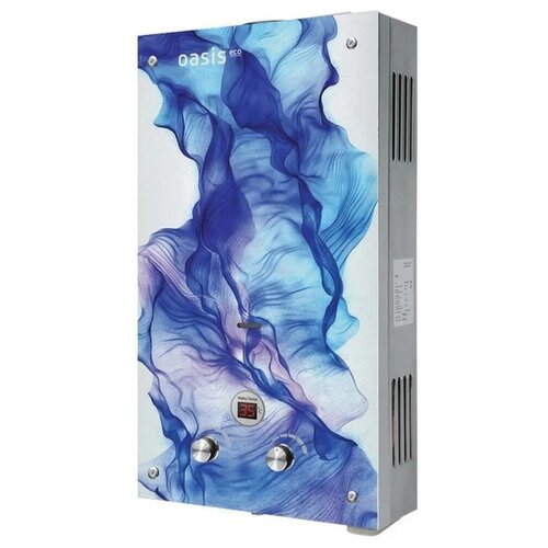 Проточный газовый водонагреватель Oasis Eco 20D, синий
