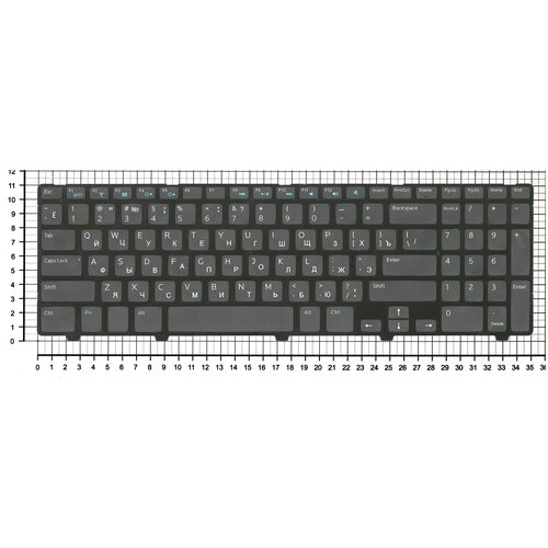 Клавиатура для ноутбука Dell Inspiron Dell Inspiron 15R 3521 15R 5521 черная