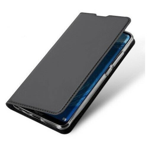 Чехол-книжка для Huawei Nova 2, DU DU, боковой, серый