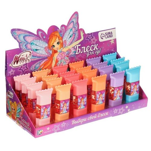 Блеск для губ "WINX" Блум, микс вкусов