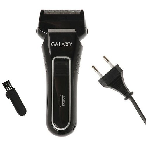 Galaxy Электробритва Galaxy GL 4200, 3 Вт, сеточная, триммер, АКБ, чёрная