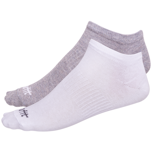 Носки Starfit, 2 пары, размер 35-38, белый, серый