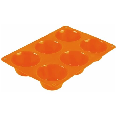 Форма для выпечки TalleR TR-66216 6 маффинов оранжевая
