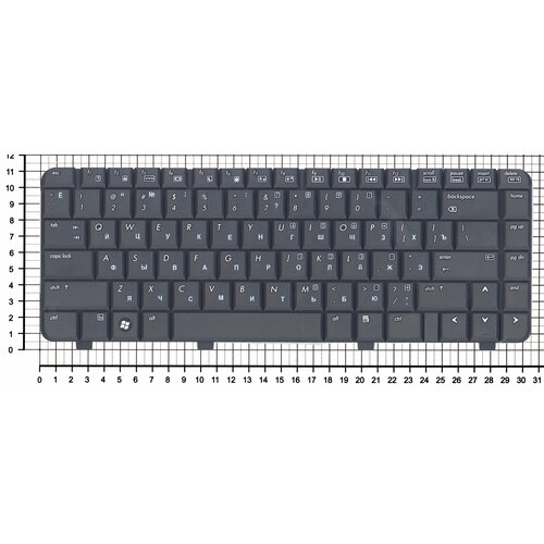Клавиатура для ноутбука HP NAK-H5Q0R черная