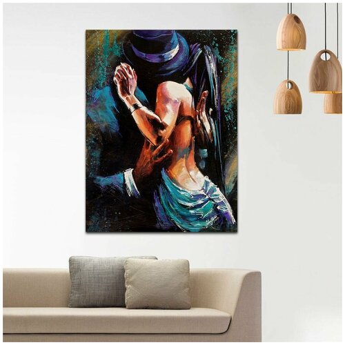 Картина на Холсте - "В ритме танго", размер 60х80 см
