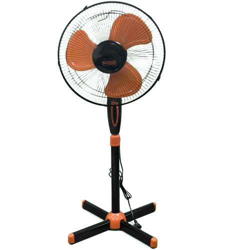 Напольный вентилятор Haifisch 3 режима 100-125 см. (Черно-оранжевый)