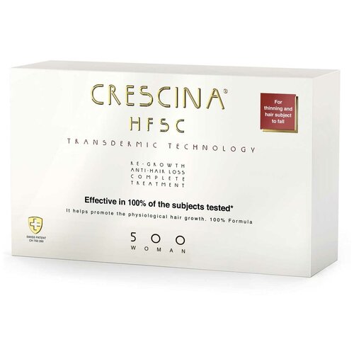 Crescina Комплекс Transdermic HFSC 500 для Женщин 20+20, 40*3,5 мл