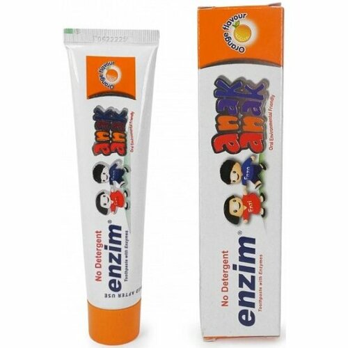 Детская зубная паста Enzim Апельсин 0-6 лет 50 мл