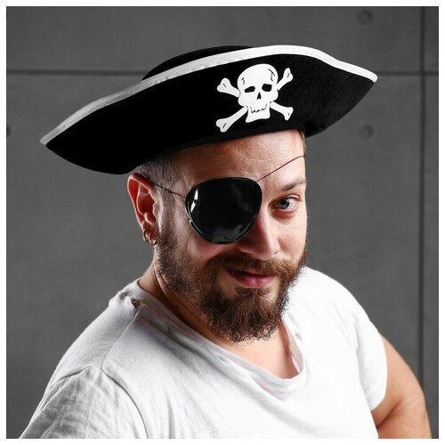 Карнавальная шляпа "Пират" 36*28 312532