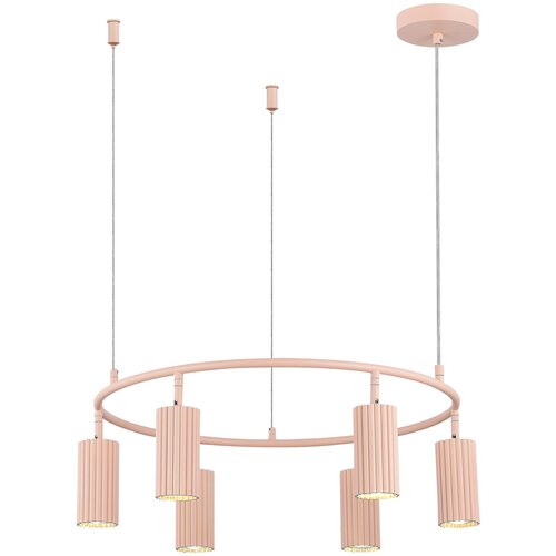 Светильник подвесной ST-Luce Розовый/Розовый GU10 6*5W 4000K