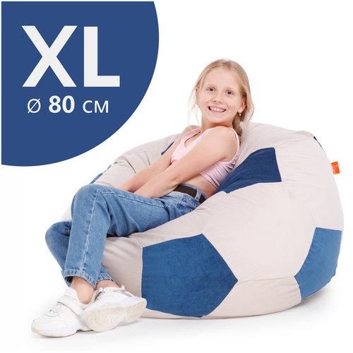 Кресло-мяч АртБинБэг, ткань велюр, размер XL, 80 см