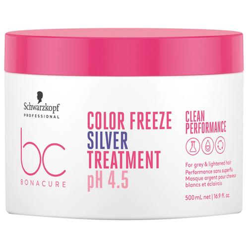 Schwarzkopf Professional, Bonacure, pH 4.5 Color Freeze Silver, Маска для седых и светлых волос, 500 мл