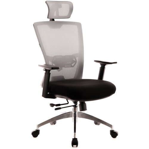 Компьютерное кресло Everprof Polo S офисное, обивка: сетка/текстиль, цвет: серый