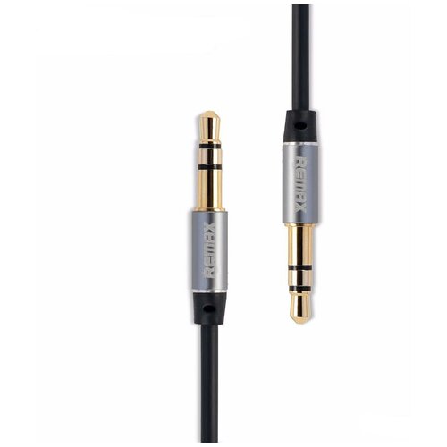 Аудиокабель REMAX 3,5 мм. AUX Jack Cable L100 1 метр (черный)