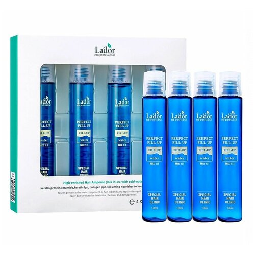 Филлеры для восстановления структуры волос, 13 мл/ Perfect Hair Filler, Lador (Ладор)