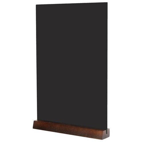 Табличка настольная меловая Attache (А4, вертикальная на деревянной подставке) черная, 1шт.