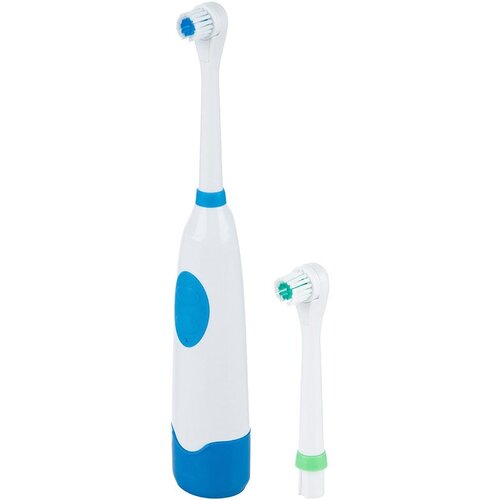 Зубная щётка электрическая, с дополнительной насадкой, цвет синий