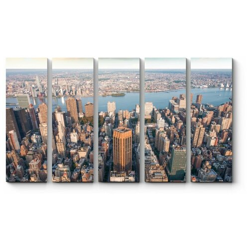 Модульная картина Панорама Нью-Йорка190x114