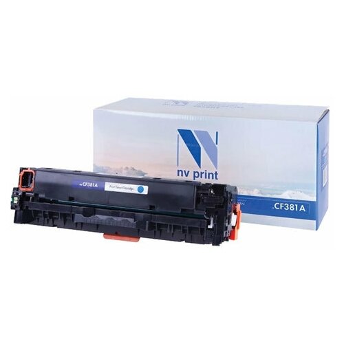 Картридж лазерный NV PRINT (NV-CF381A) для HP LJ M476dn/M476dw/M476nw, голубой, ресурс 2700 страниц