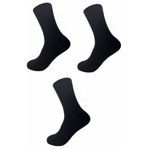 Носки NAITIS, 3 пары, размер 29, черный