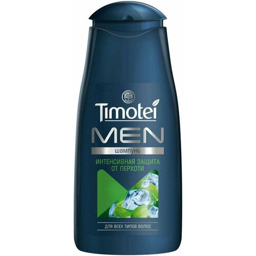 Timotei Шампунь Men Интенсивная защита от перхоти для всех типов волос, 400 мл , 4 шт.