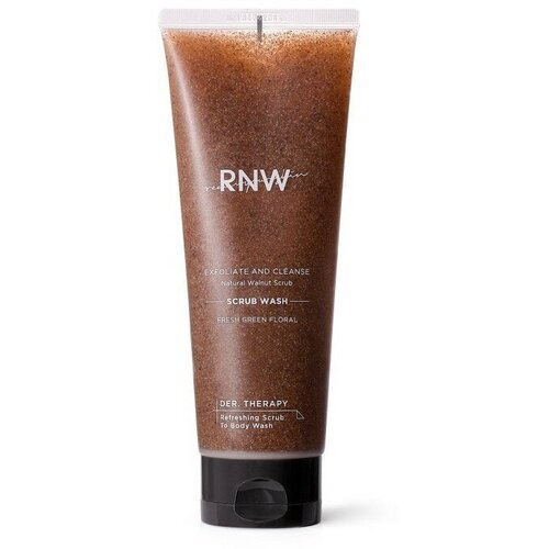 Очищающий скраб с орехом для тела RNW Expoliate and Cleanse Natural Walnut Scrub Wash Fresh Green Floral