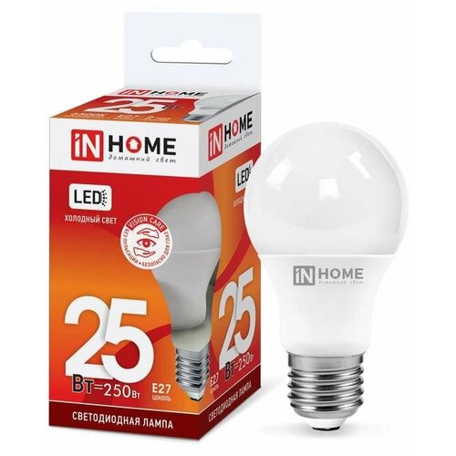 Лампа светодиодная LED-A70-VC 25Вт 230В E27 6500К 2000лм IN HOME 4690612024103 (4шт.)