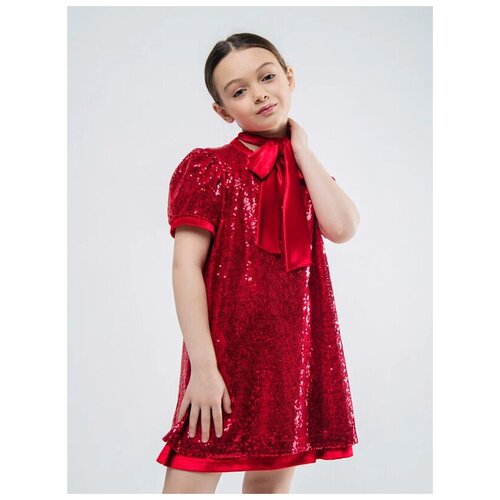 Платье Leya.me, размер 128, красный