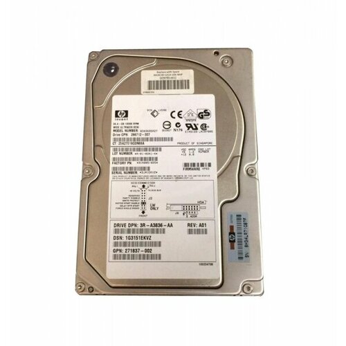 Жесткий диск HP 271837-002 36,4Gb U320SCSI 3.5" HDD