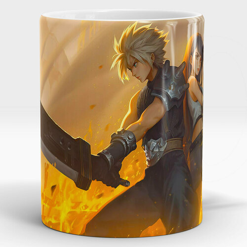 Кружка для чая и кофе с принтом Final Fantasy Последняя фантазия